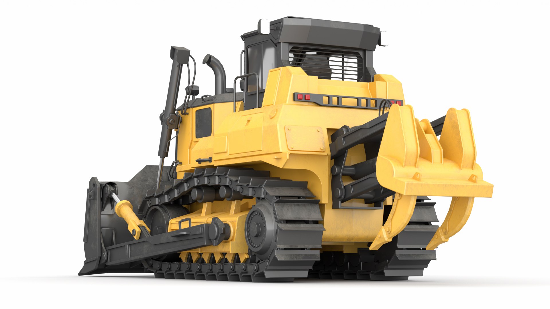 3D LowPoly Bulldozer - TurboSquid 2001603