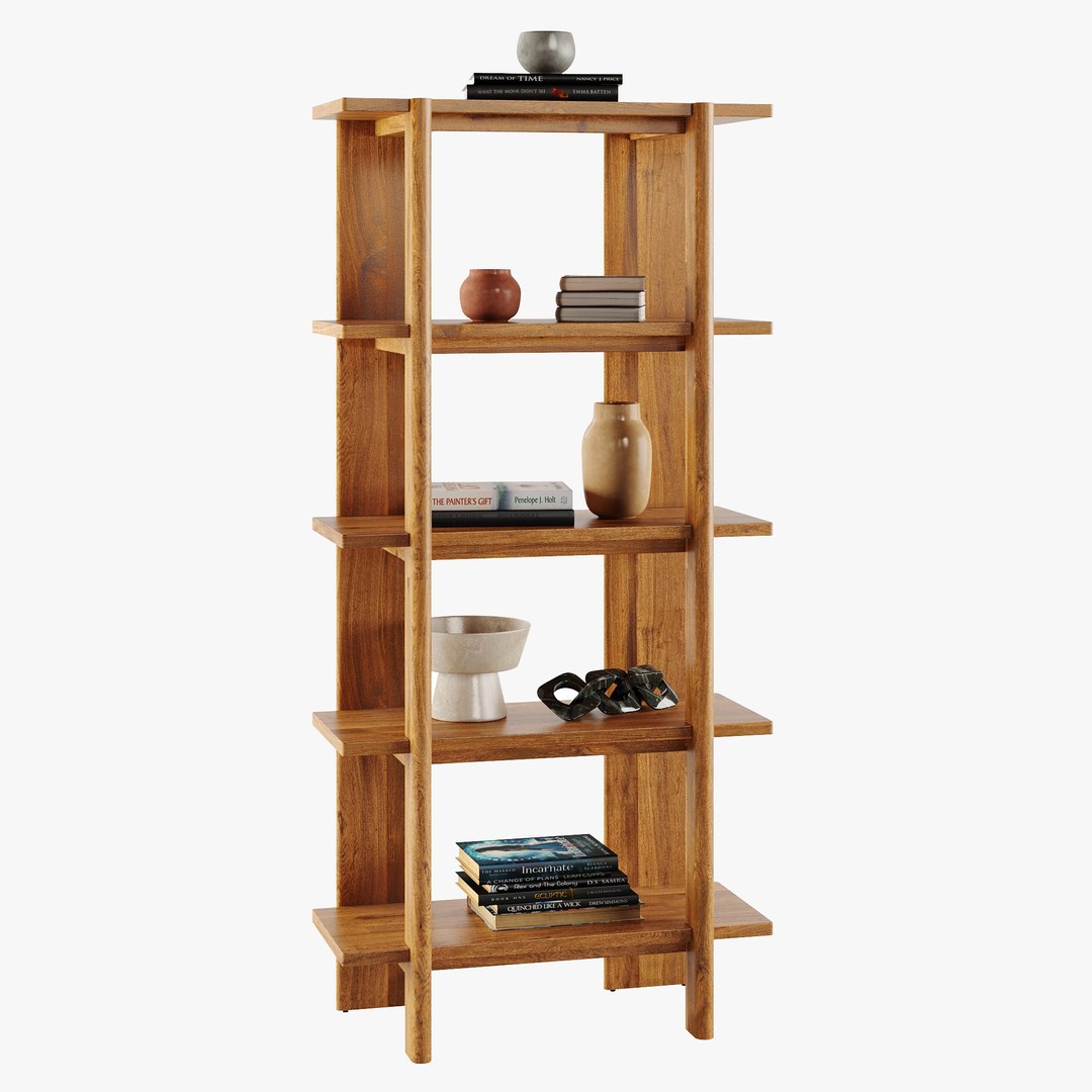 3D Otto Bookshelf - TurboSquid 2354762