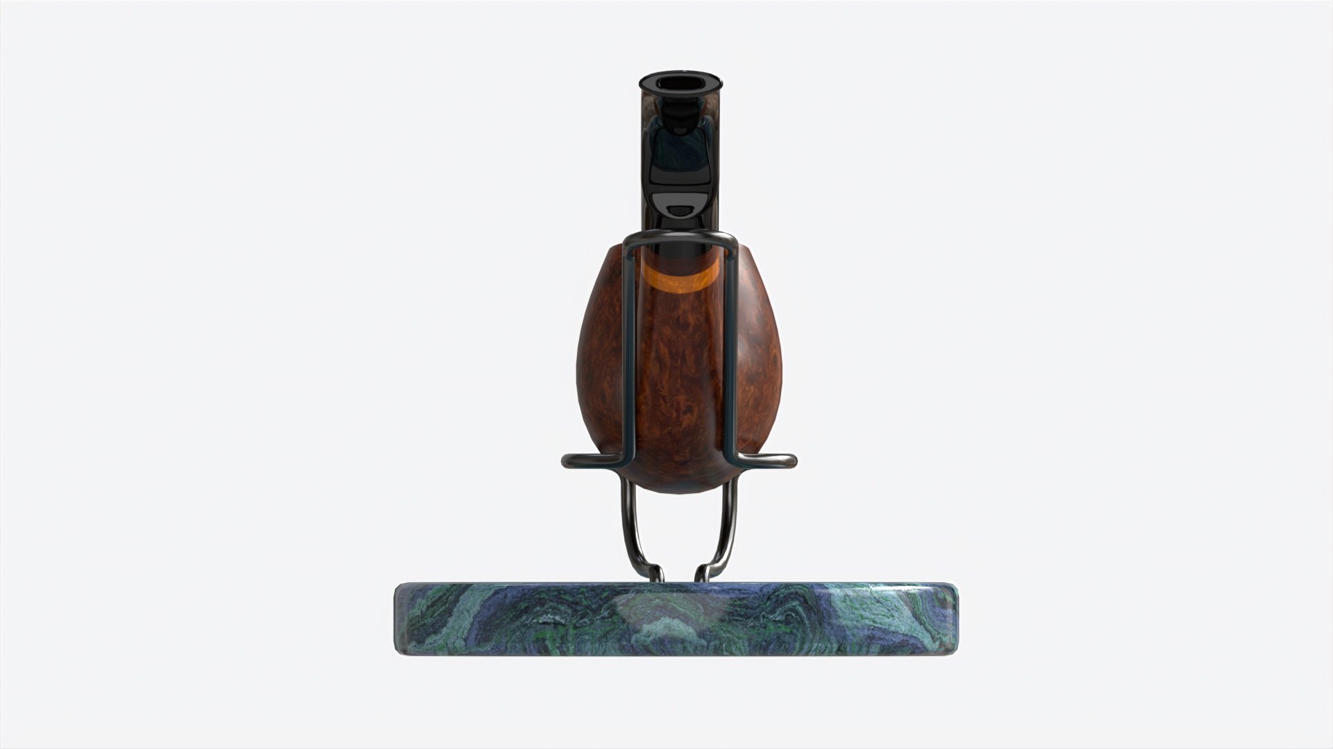 Smoking Pipe Holder Wire With Pipe 3D Model - TurboSquid 2073732