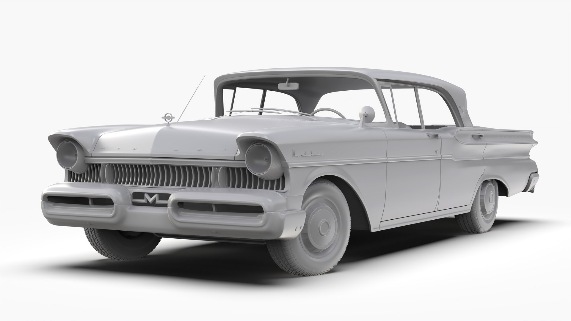 3D Mercury Montclair Sedan 1957 model - TurboSquid 2154132