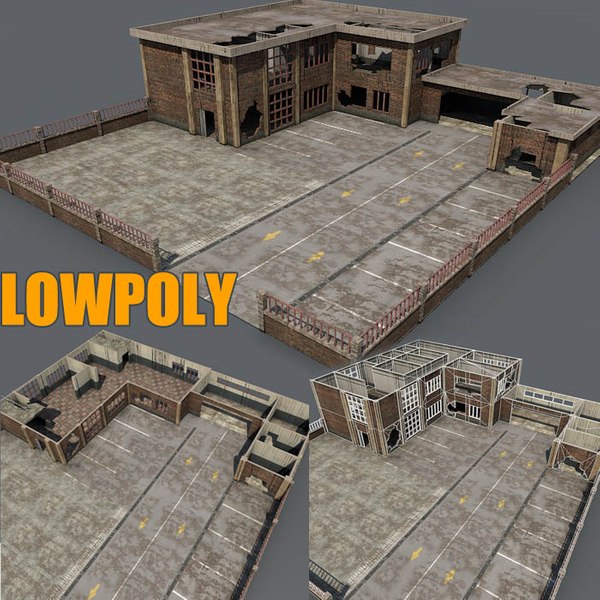 Building Work Cinema 4D Models for Download | TurboSquid