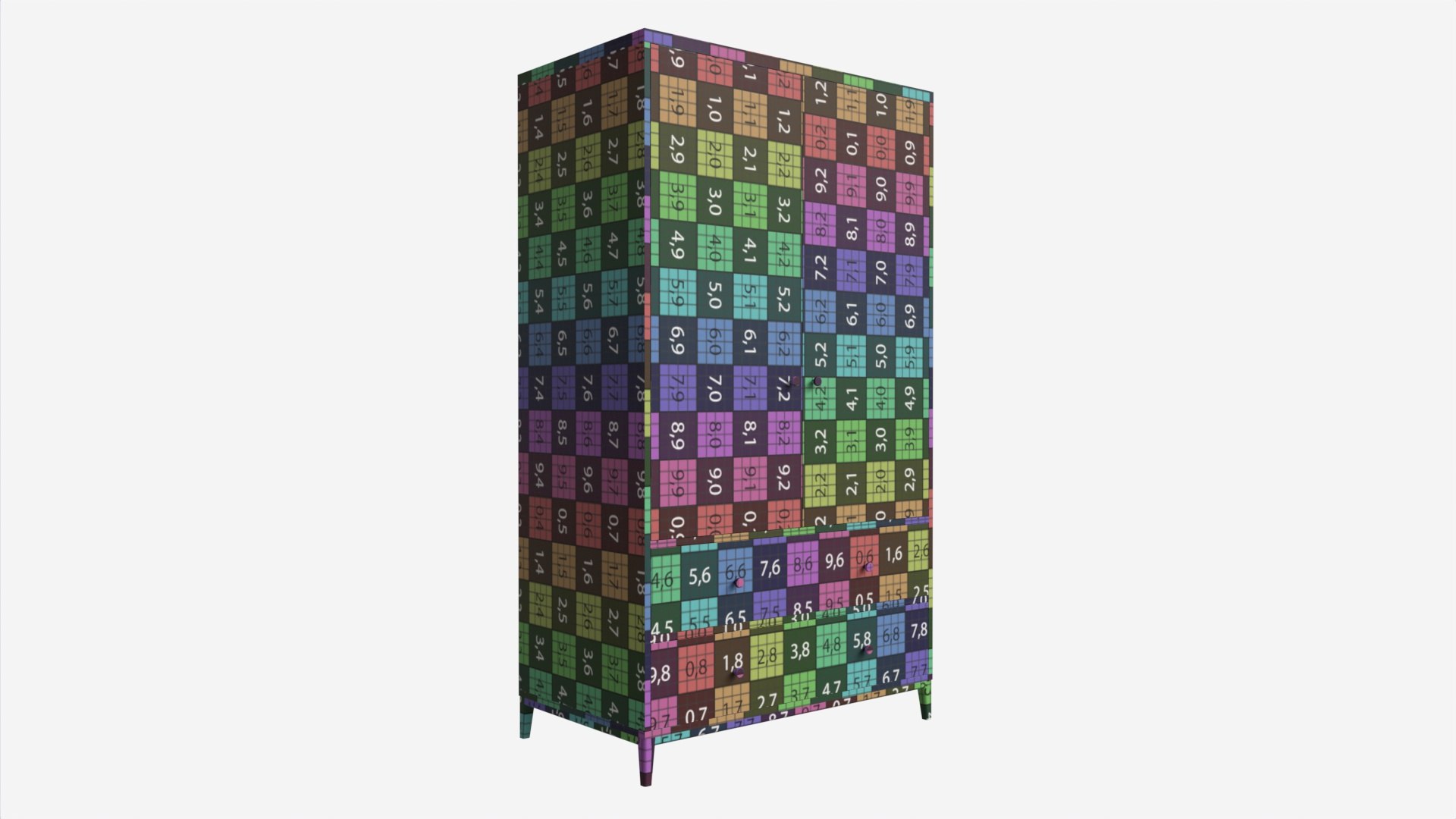 3D Wardrobe 2-door Ercol Salina Model - TurboSquid 2010937