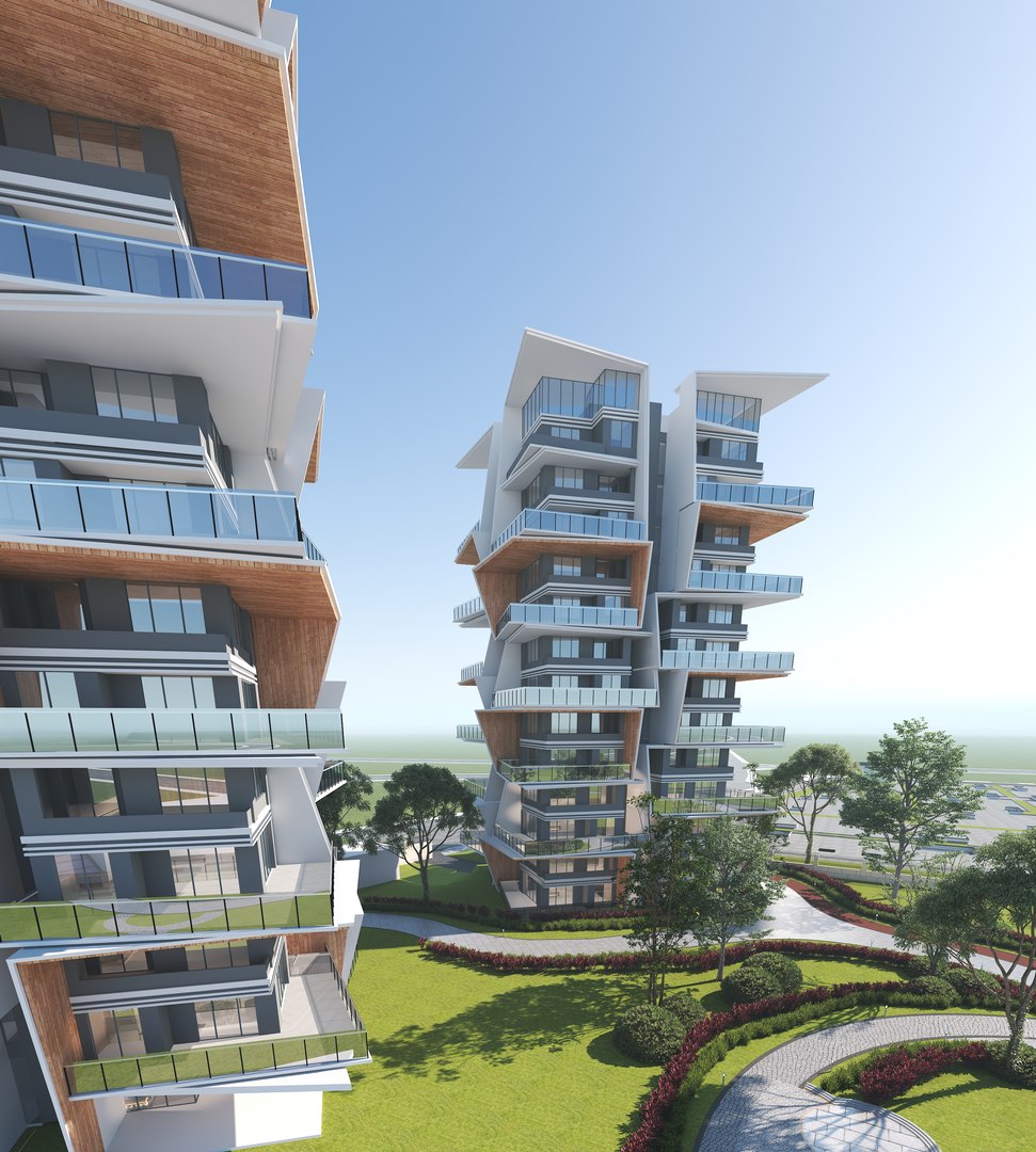 Residential Complex 3D - TurboSquid 2234382