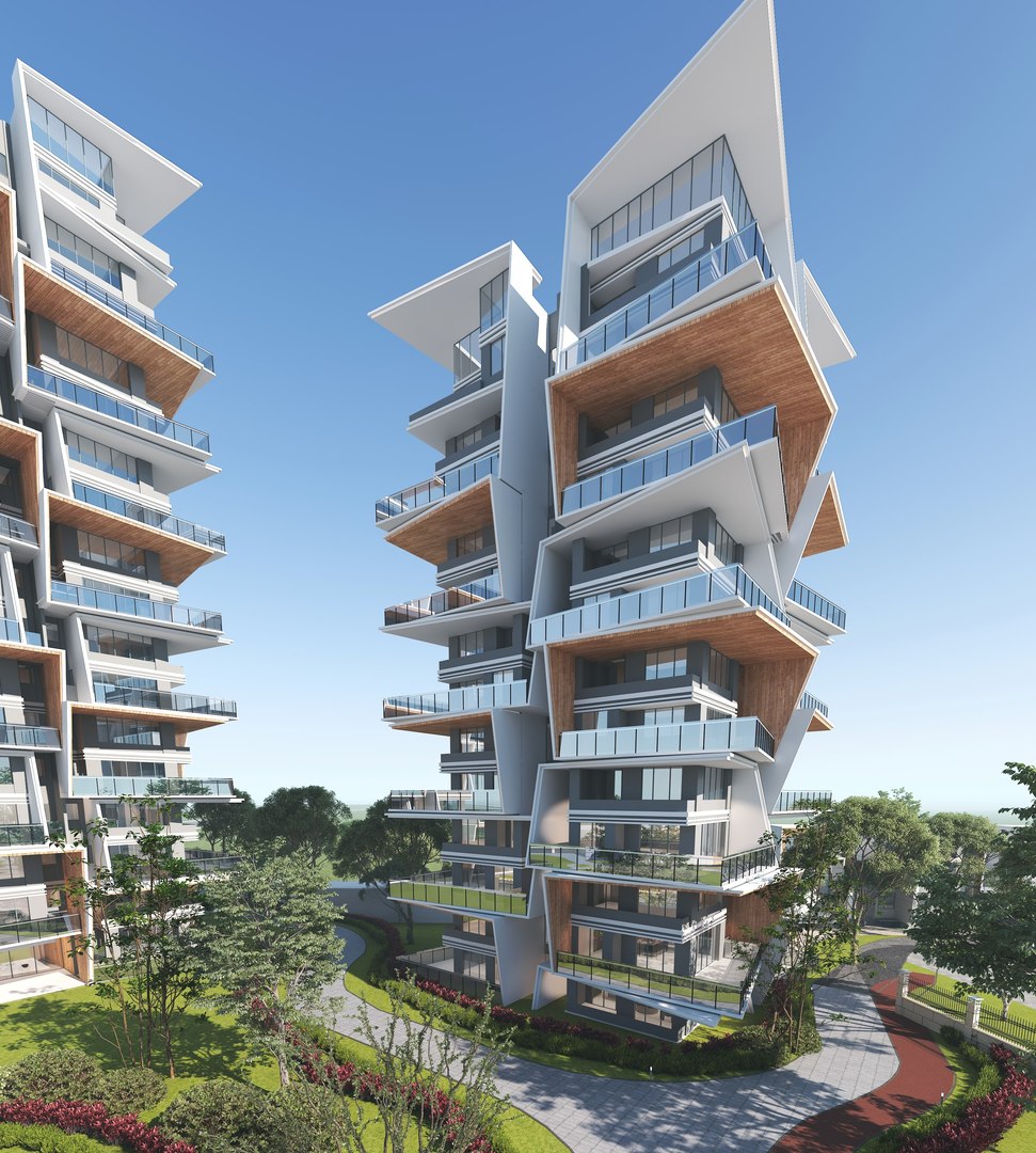 Residential Complex 3D - TurboSquid 2234382