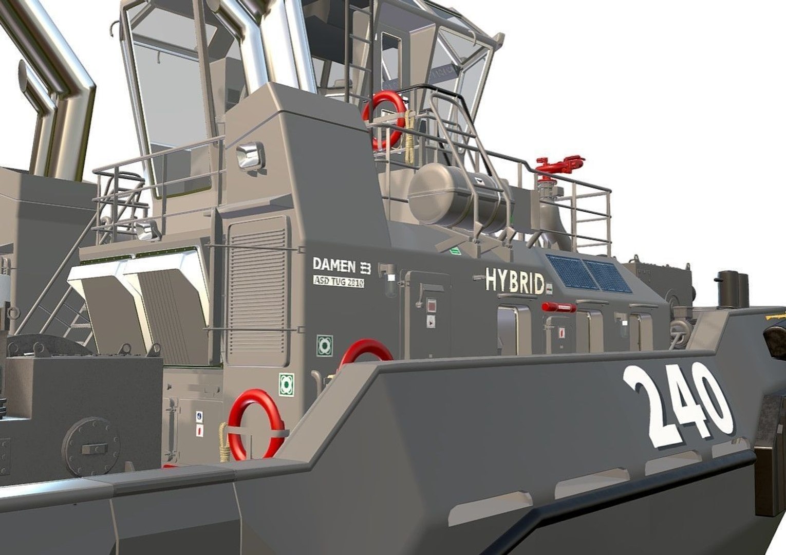 3D Military Tug - TurboSquid 1511008