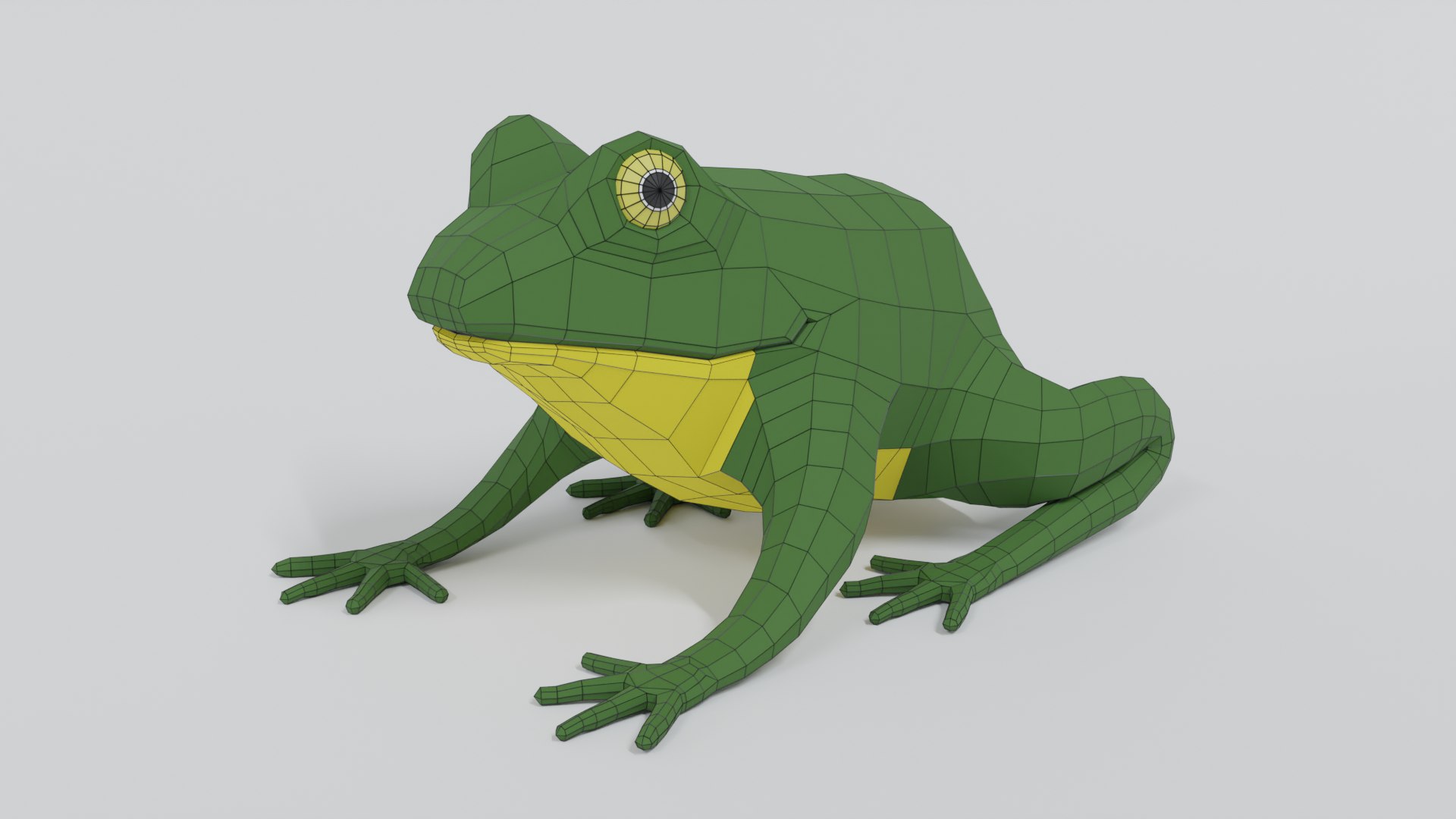Frog Blender 3D Model - TurboSquid 1654252