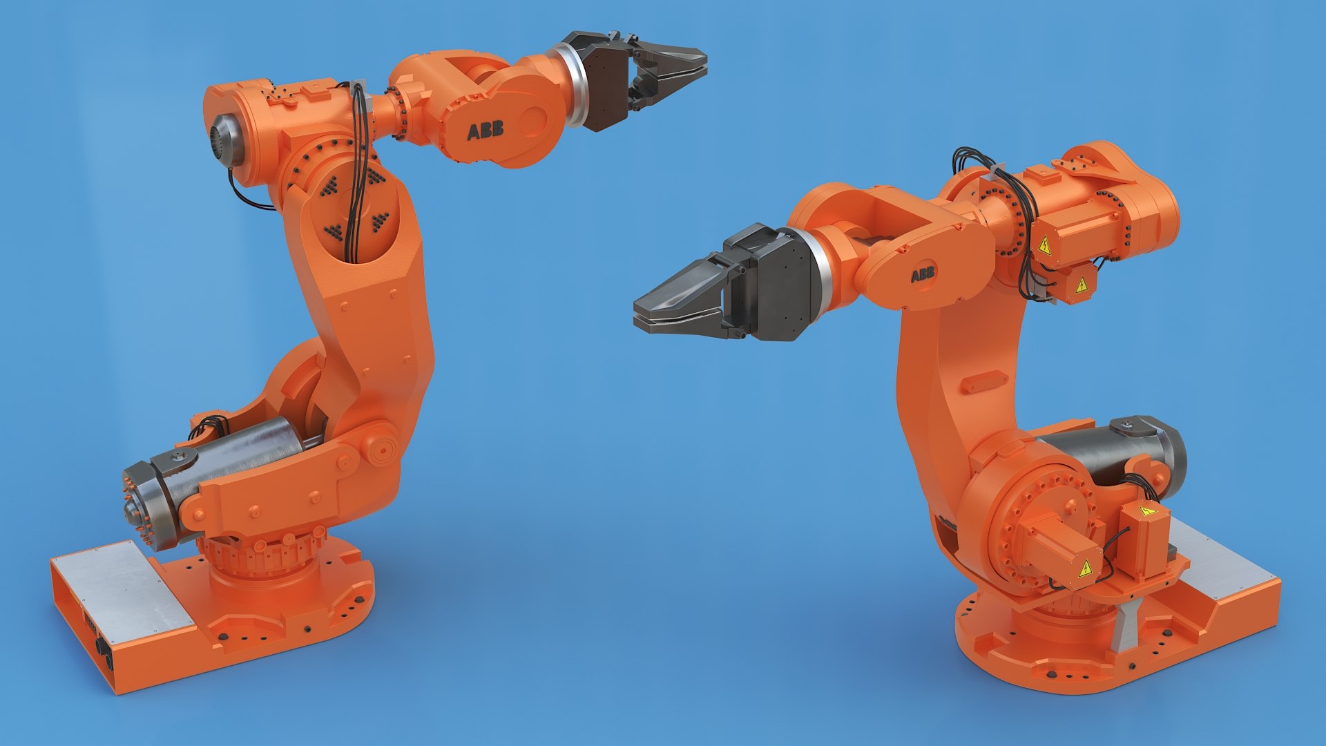 ABB IRB 7600 With Gripper Orange Rigged For Maya 3D Model - TurboSquid ...