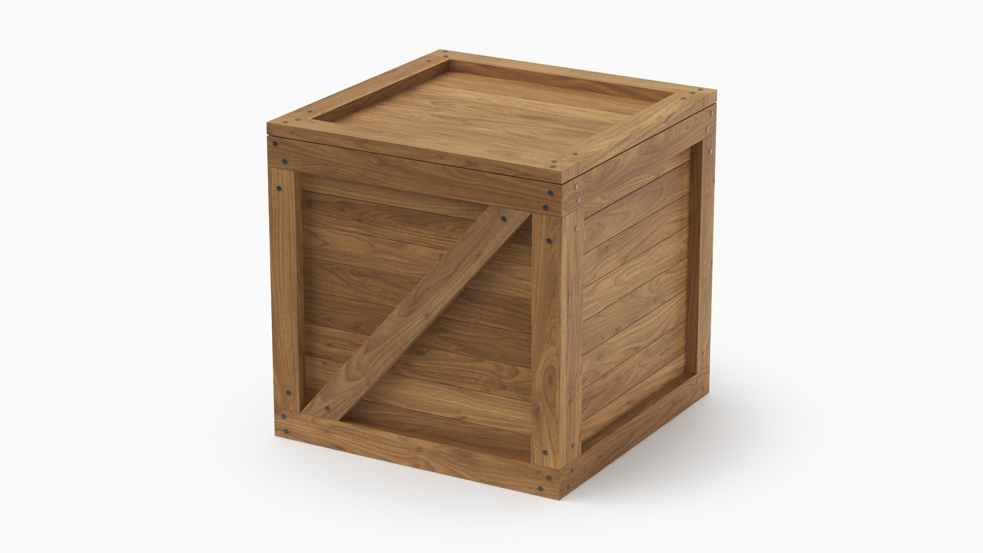 3D Wooden Box 02 - TurboSquid 2162763