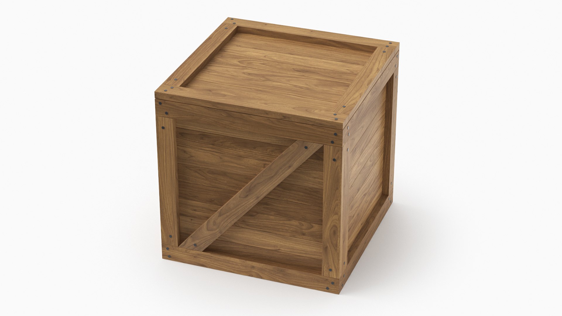 3D Wooden Box 02 - TurboSquid 2162763