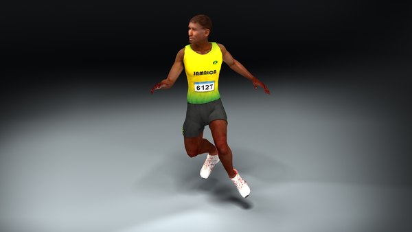 Track Athlete Rigged model - TurboSquid 1799644