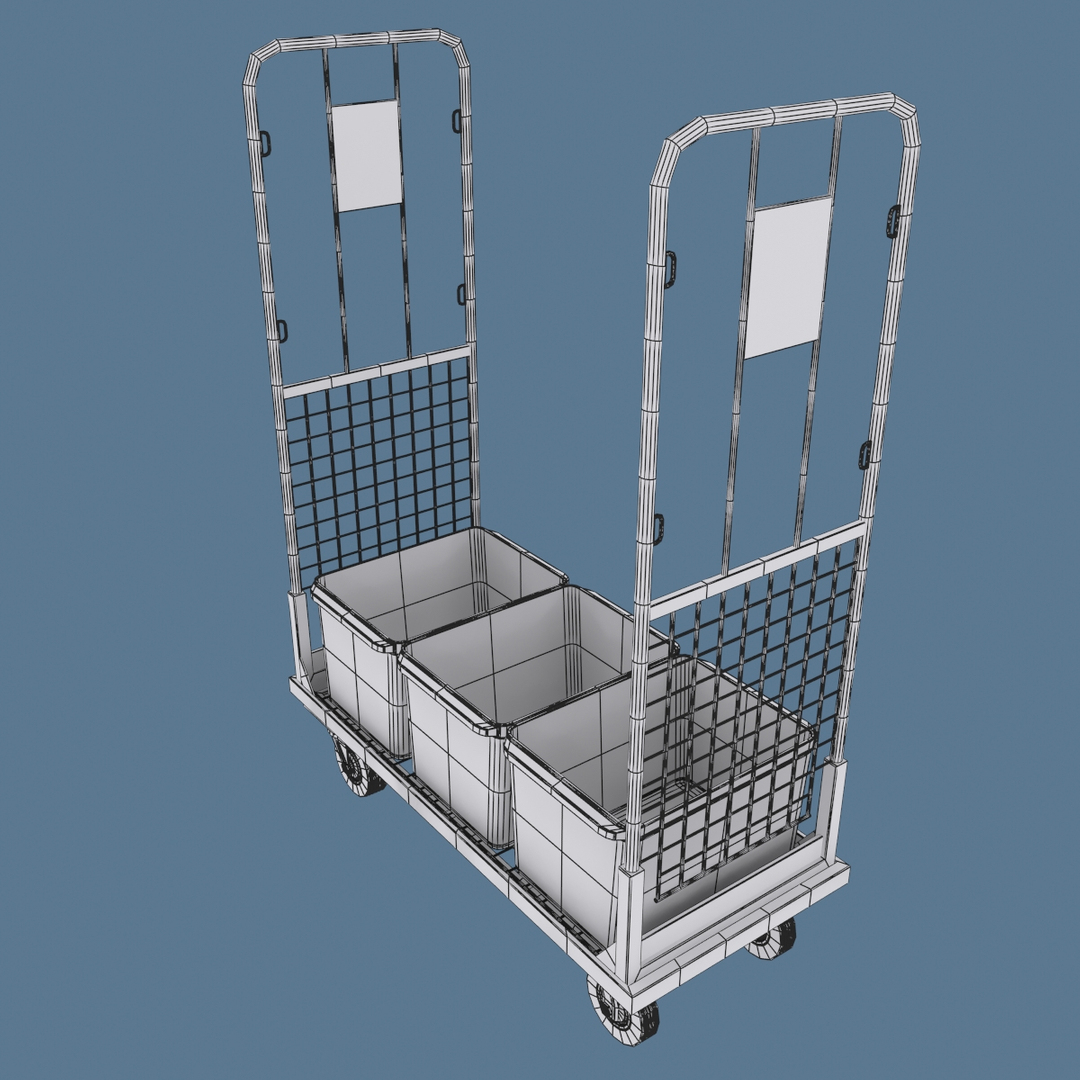 service cart 3d model