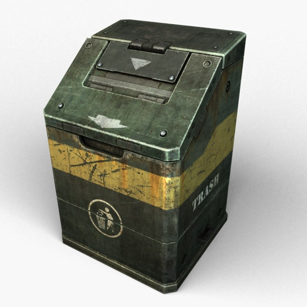 Trash Techno Sci-fi 3d Model