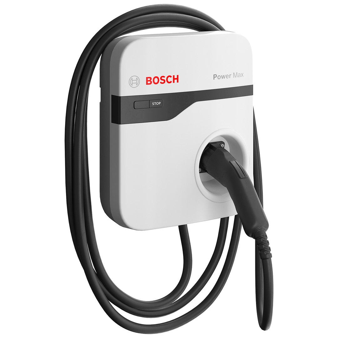 3D Model Bosch Electric Car Power Max Charging Station - TurboSquid 2228295