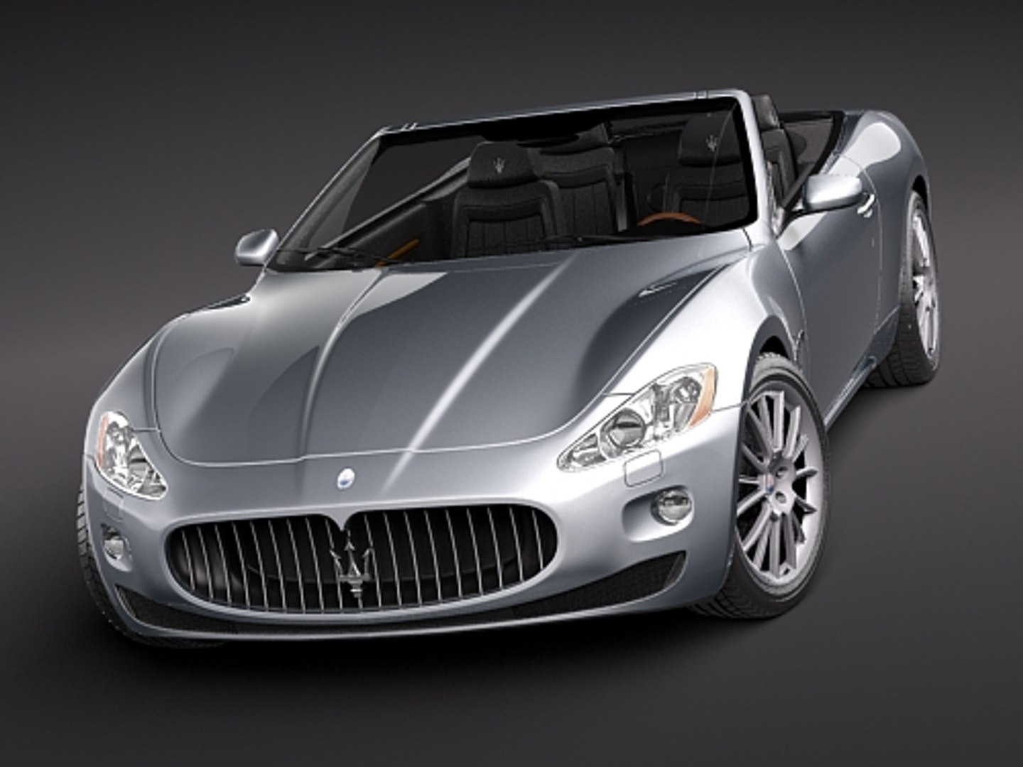 3d maserati grancabrio 2011 cabrio model