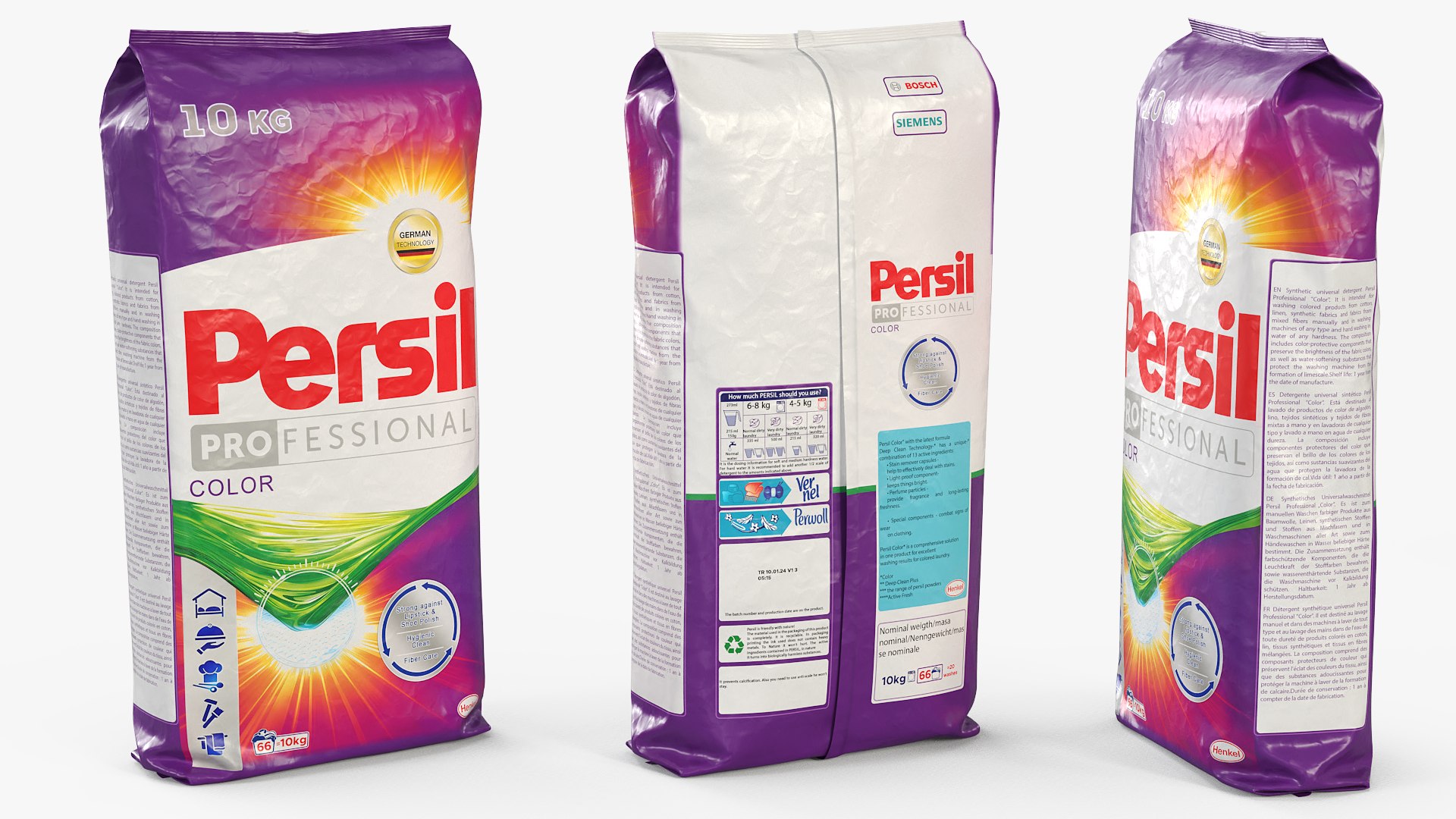3D Model Persil Plastic Bag Detergent Powder 10kg - TurboSquid 2409989