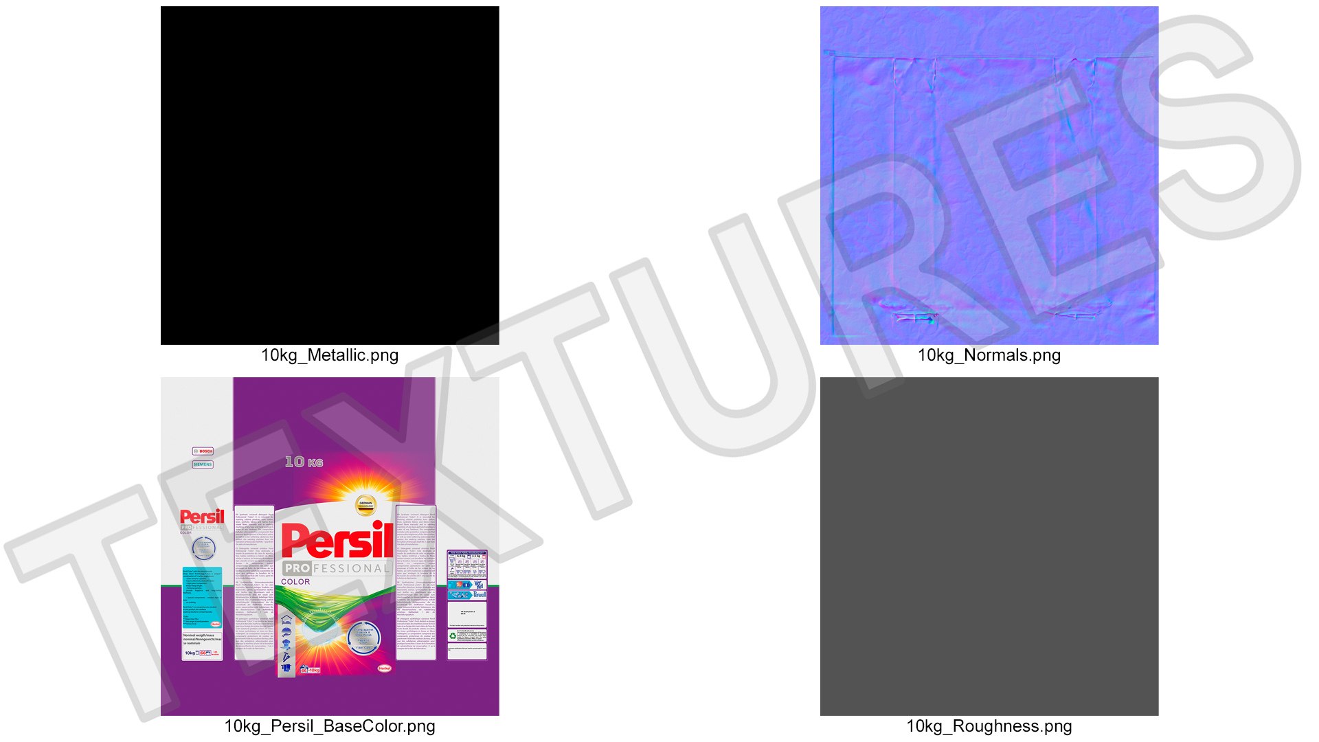 3D Model Persil Plastic Bag Detergent Powder 10kg - TurboSquid 2409989