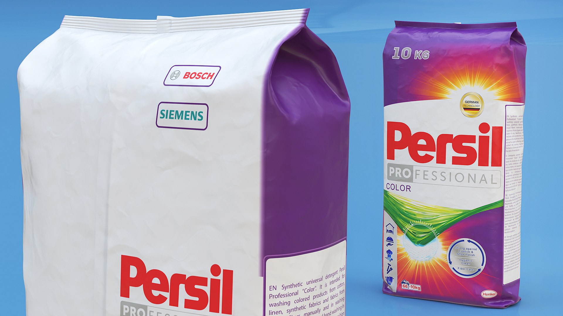 3D Model Persil Plastic Bag Detergent Powder 10kg - TurboSquid 2409989