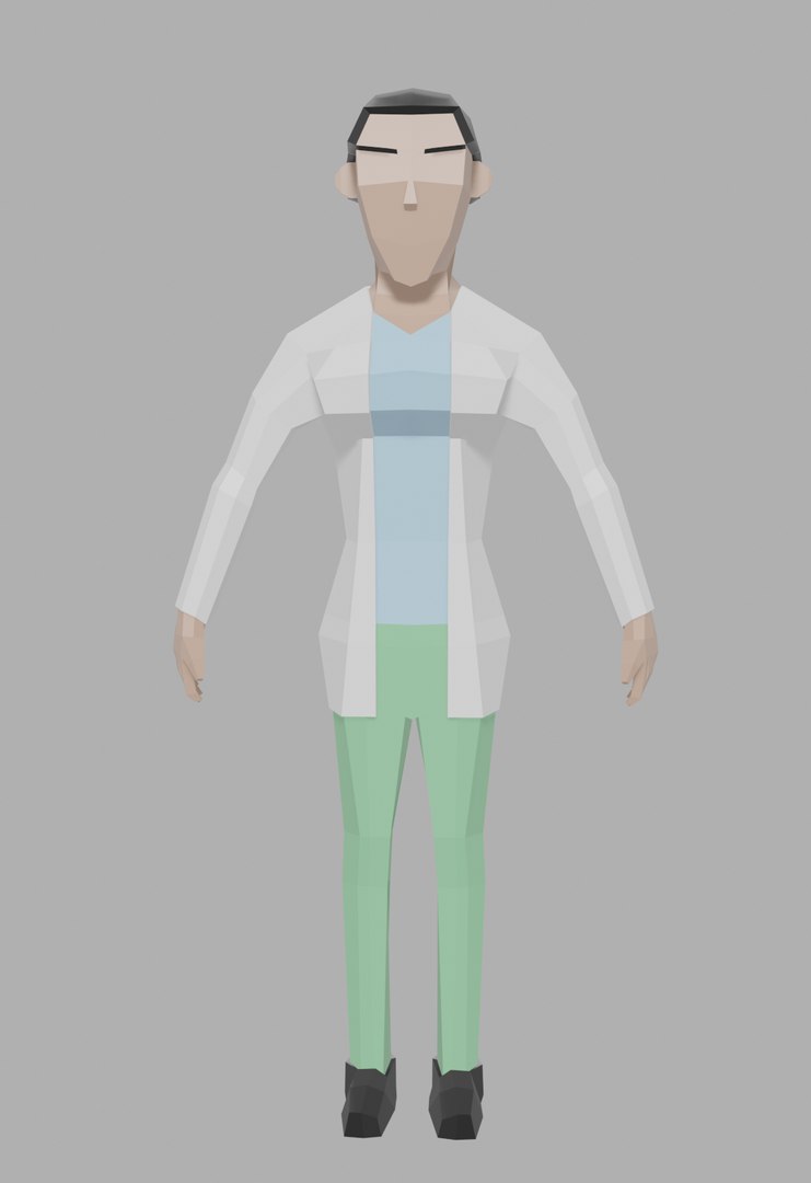 Doctor Woman Rigged Unity 3D Model - TurboSquid 1566175