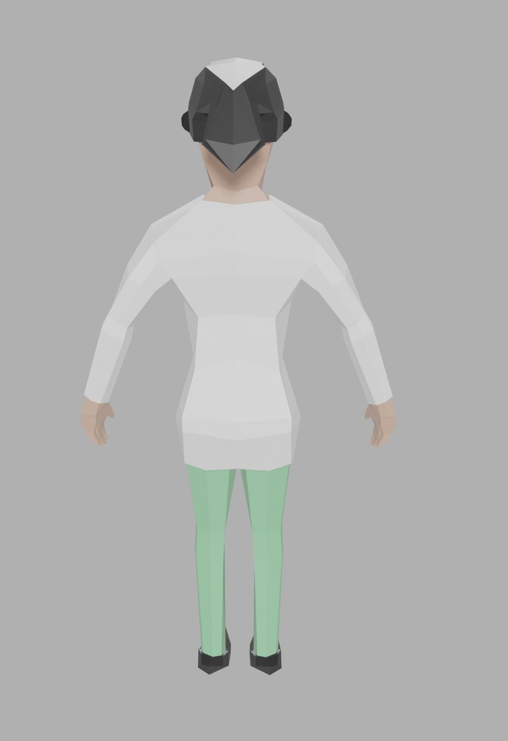 Doctor Woman Rigged Unity 3D Model - TurboSquid 1566175
