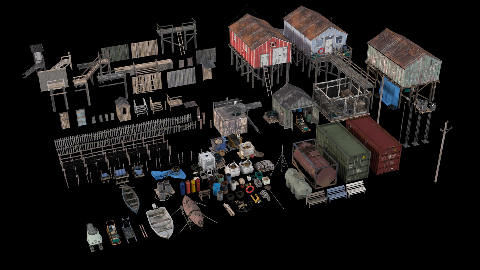 Plan V Arctic Settlement A Multi-Purpose World-Building Kit 3D Model ...