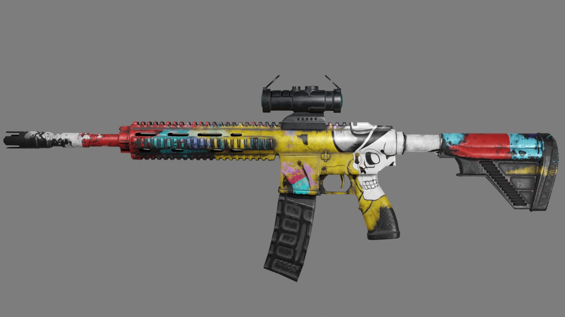 M416 Gun 3D Model - TurboSquid 1778382