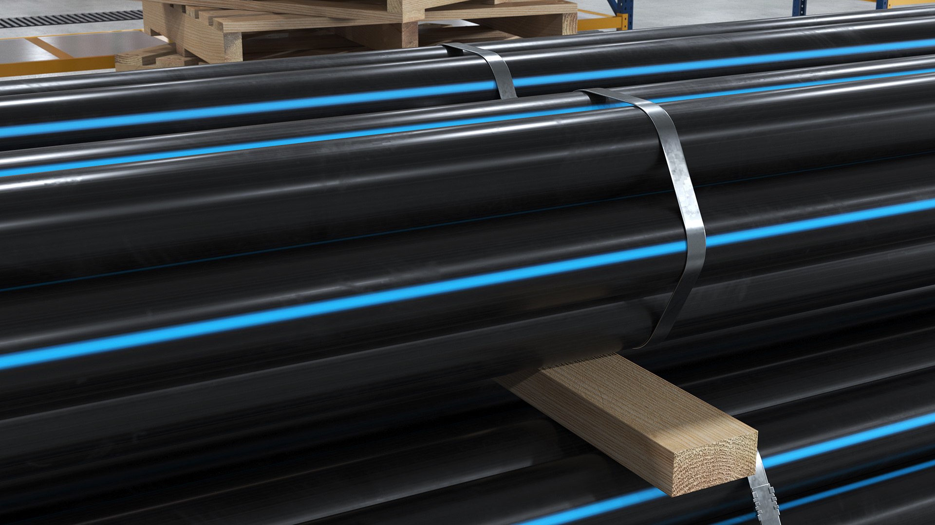 Thick Plastic Pipes Bundle 6 Meters 3D Model - TurboSquid 2211474