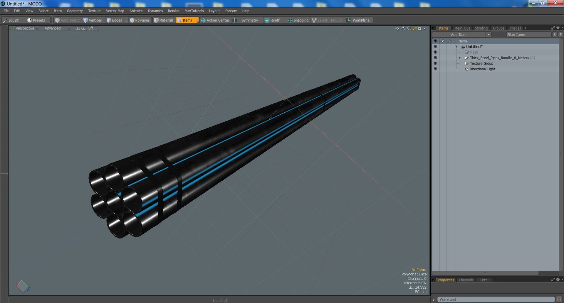 Thick Plastic Pipes Bundle 6 Meters 3D Model - TurboSquid 2211474