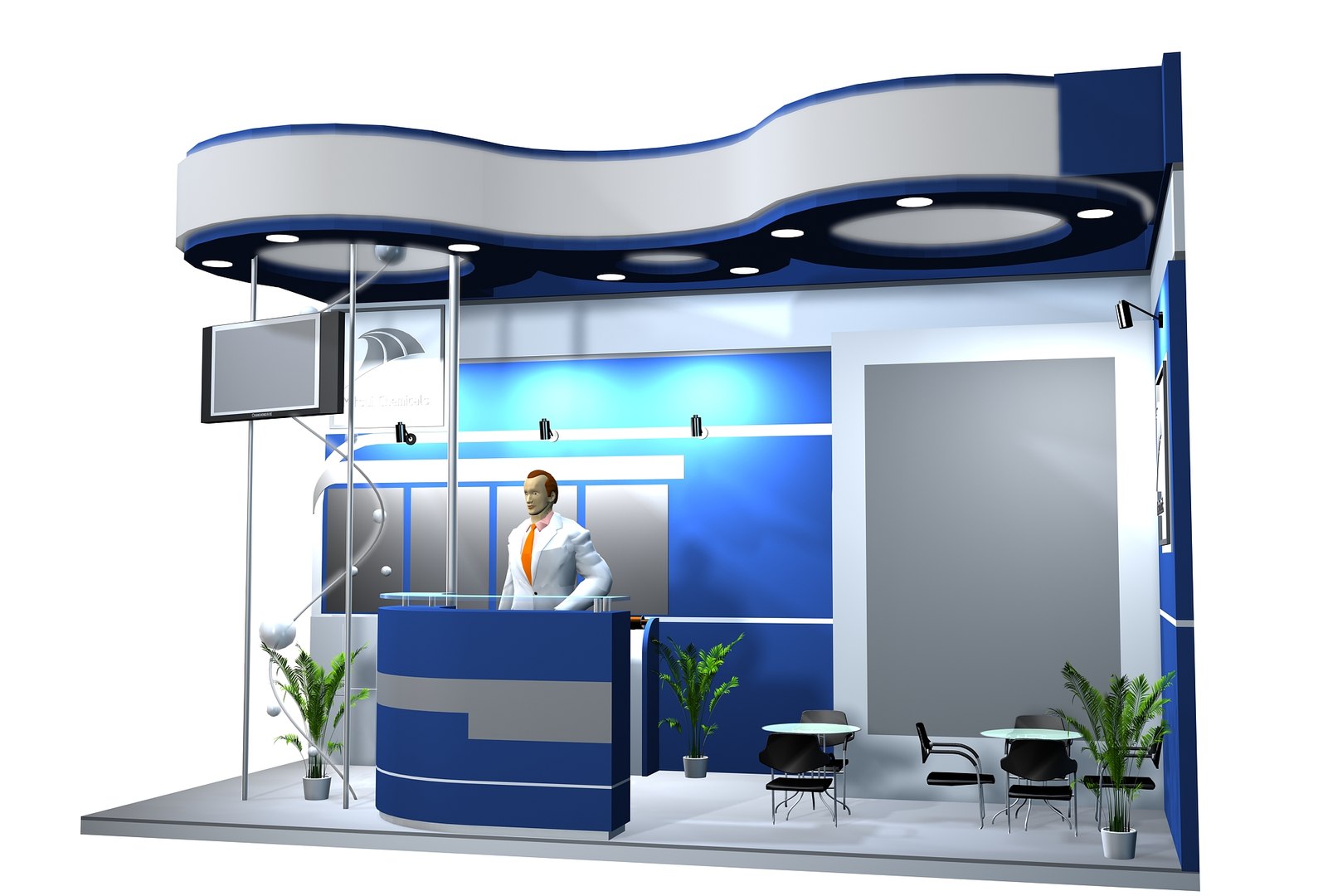 6x3 Standdesign 3D-Modell - TurboSquid 1854512