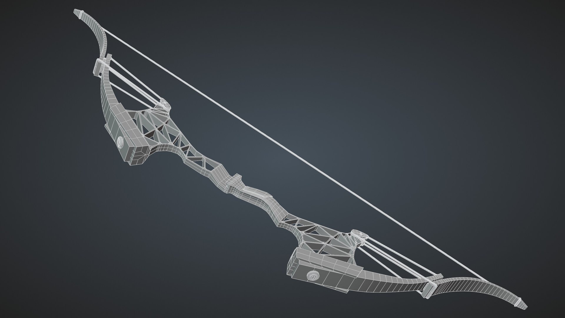 Compound Recurve Bow - Game Ready 3D model - TurboSquid 2181891