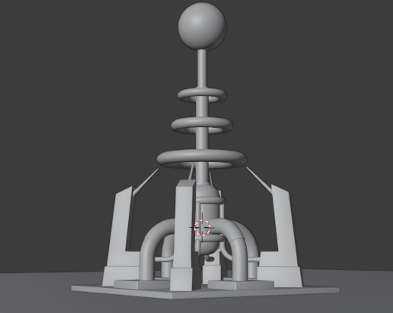 3D Tesla Coil Turret Model - TurboSquid 1596372
