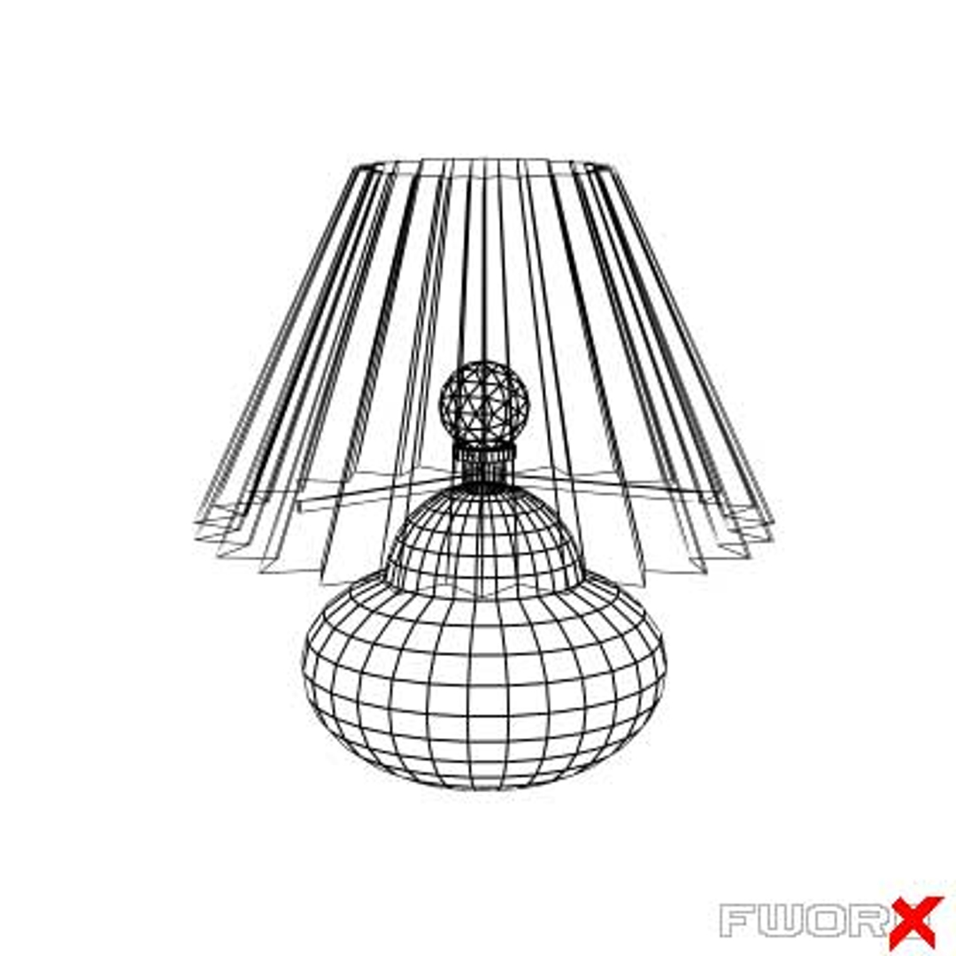 table lamp 3d max