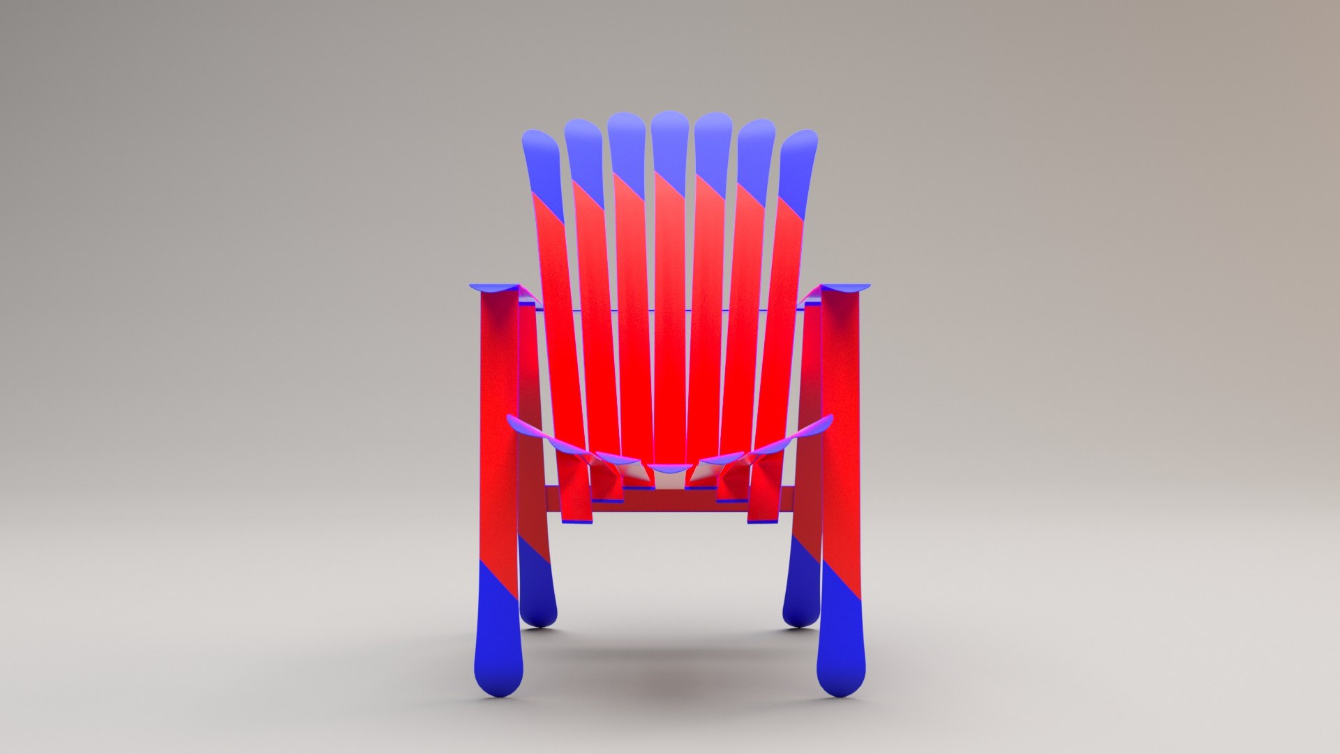 3D Ski Chair Model - TurboSquid 1972455