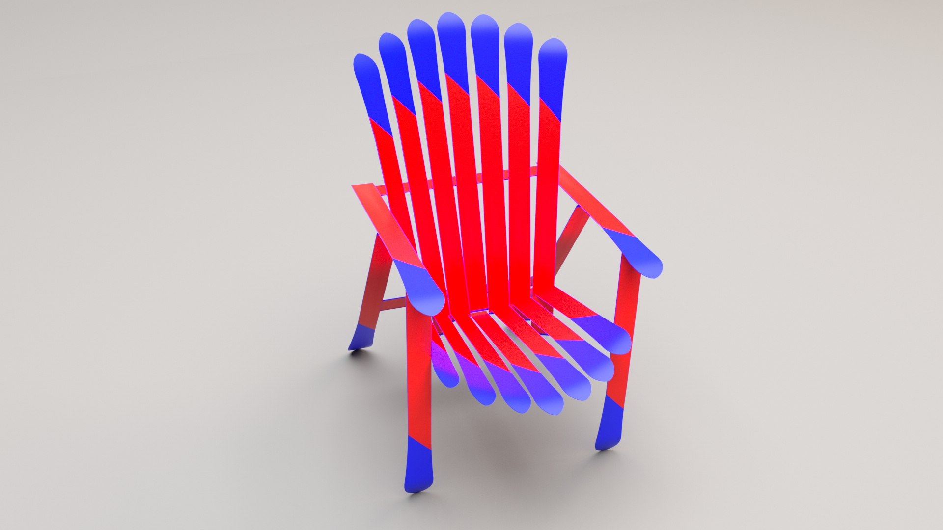 3D Ski Chair Model - TurboSquid 1972455