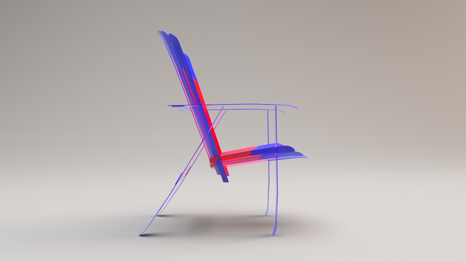 3D Ski Chair Model - TurboSquid 1972455