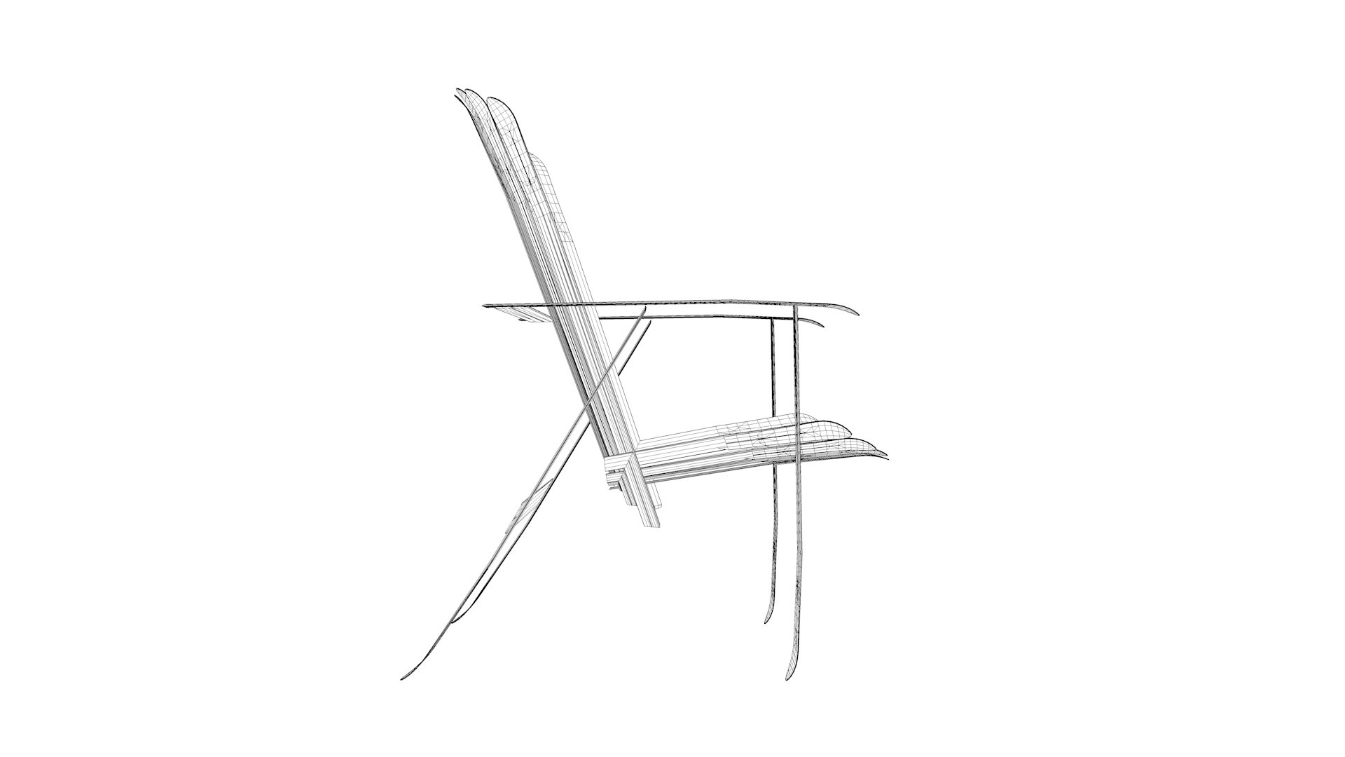 3D Ski Chair Model - TurboSquid 1972455