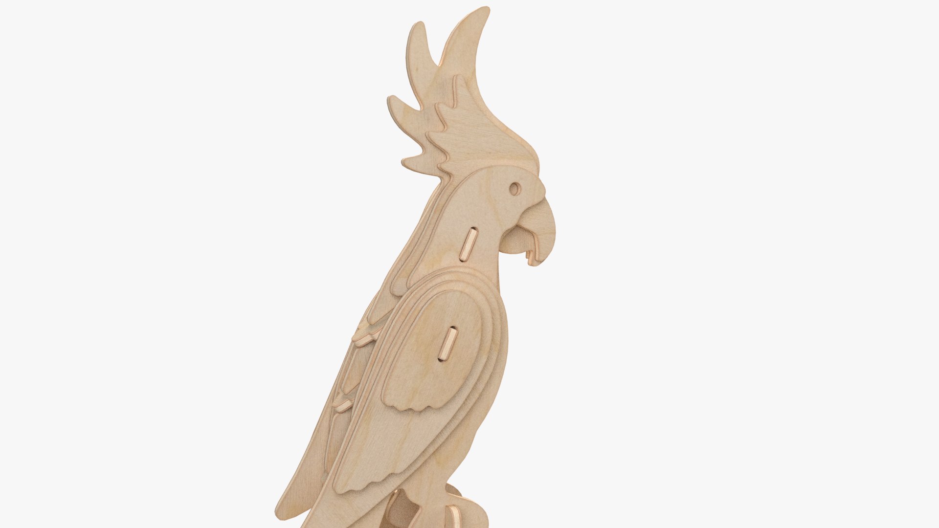 Parrot Laser Cut 3D Model - TurboSquid 1607444