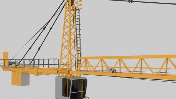 Crane rigged 3D model - TurboSquid 1554180