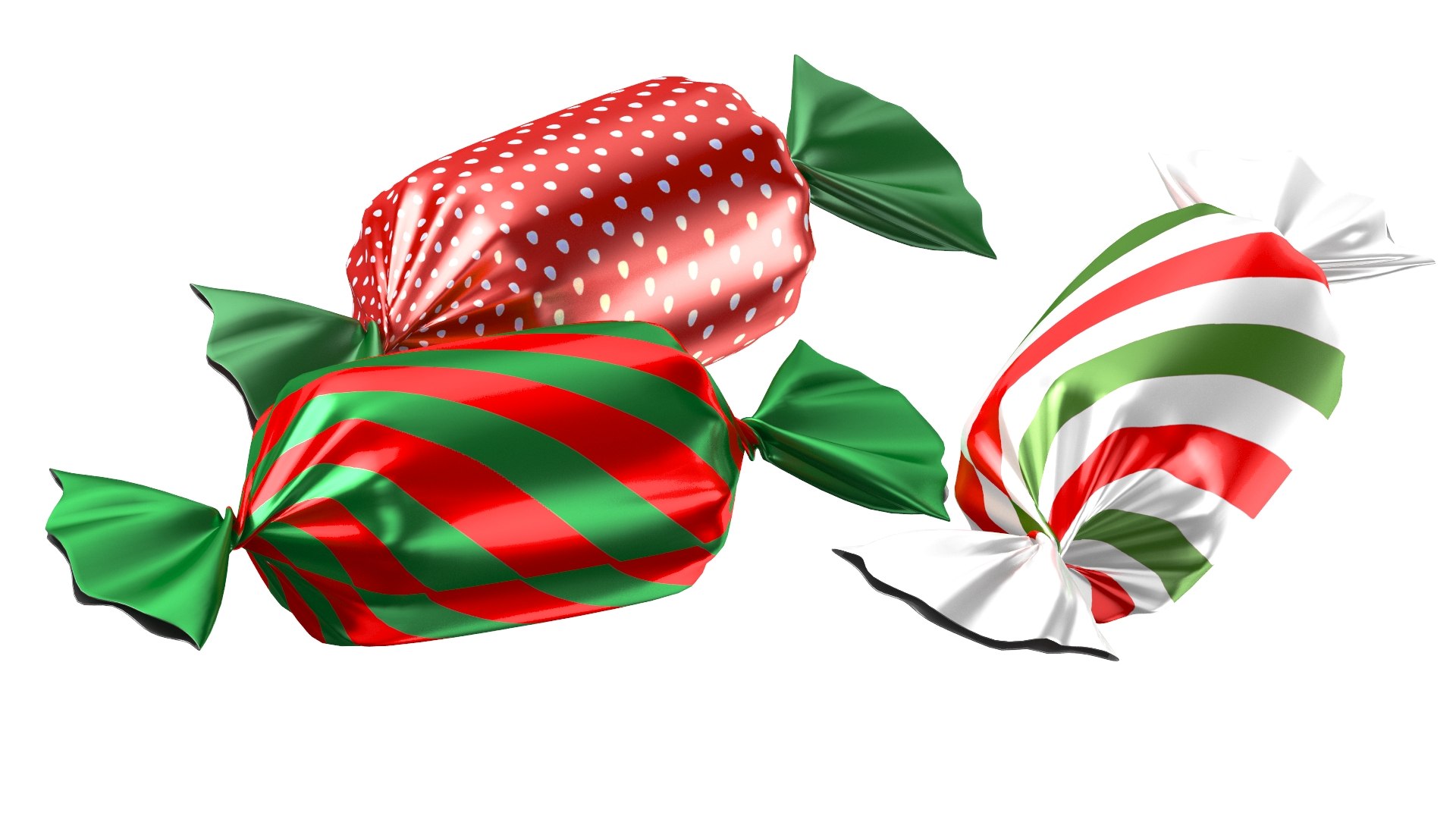 Detailed Christmas Candy 3D model - TurboSquid 2156530