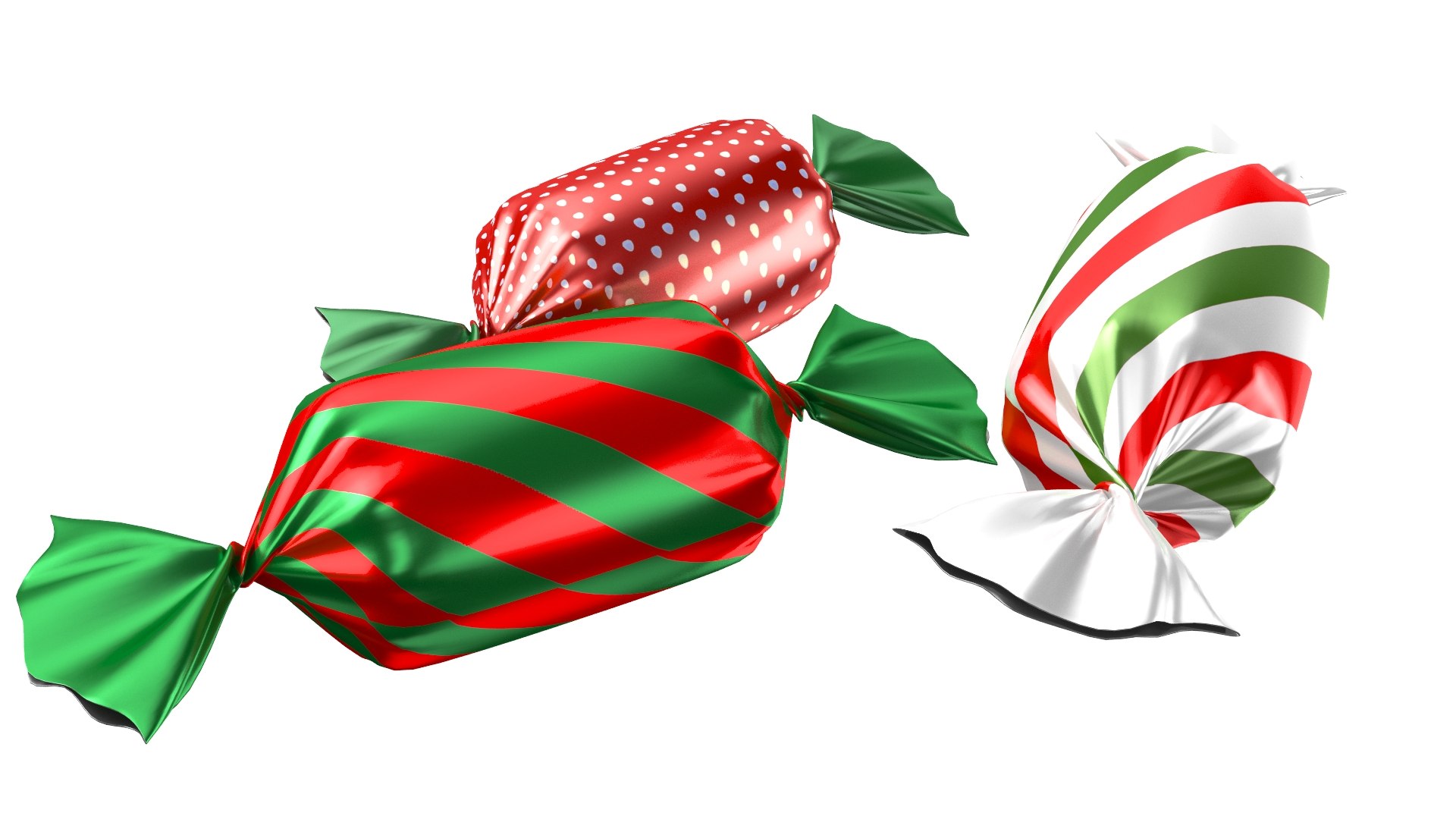 Detailed Christmas Candy 3D model - TurboSquid 2156530