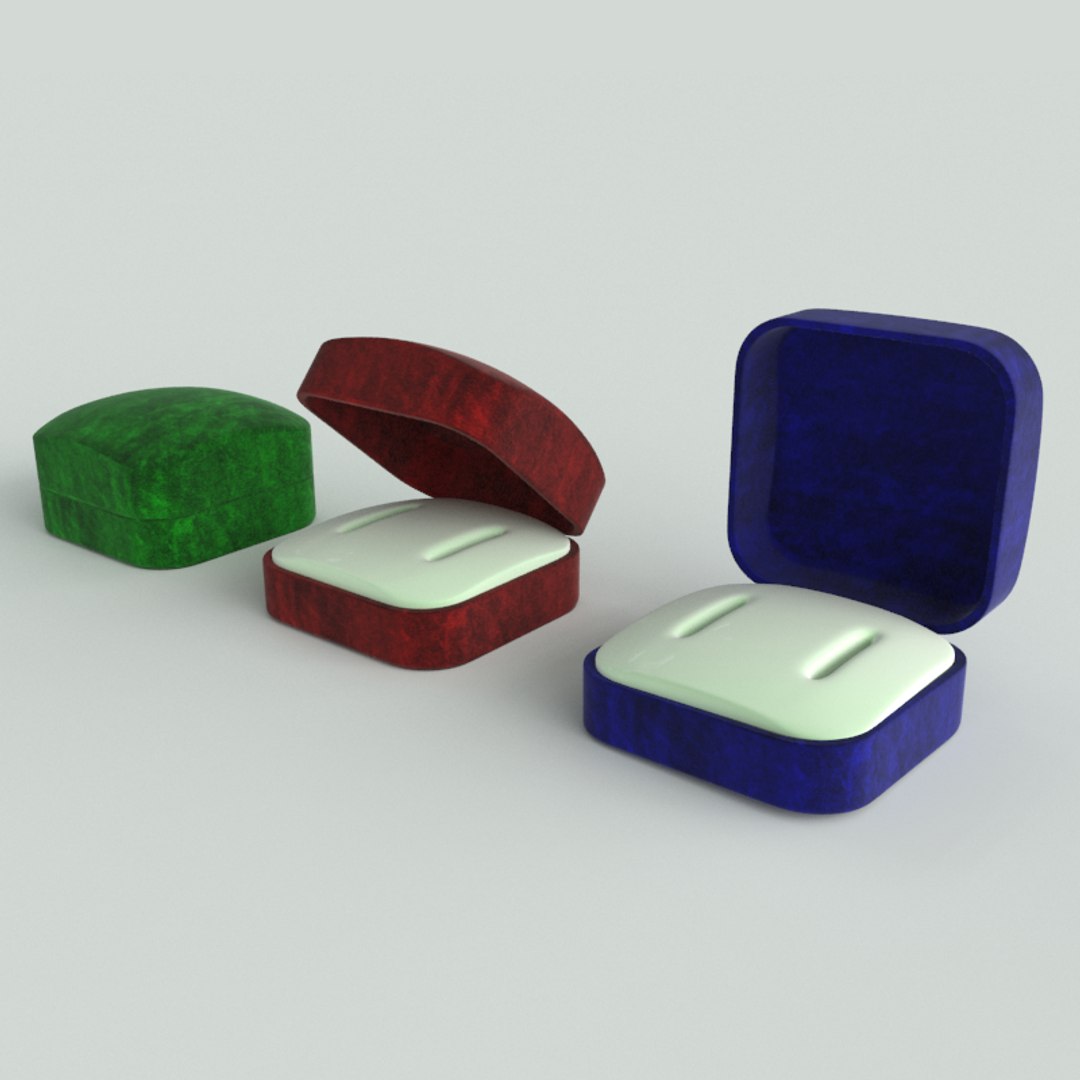 Obj Velvet Jewelry Boxes