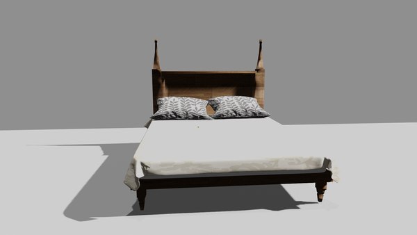 modelo 3d Cama realista - TurboSquid 1829455