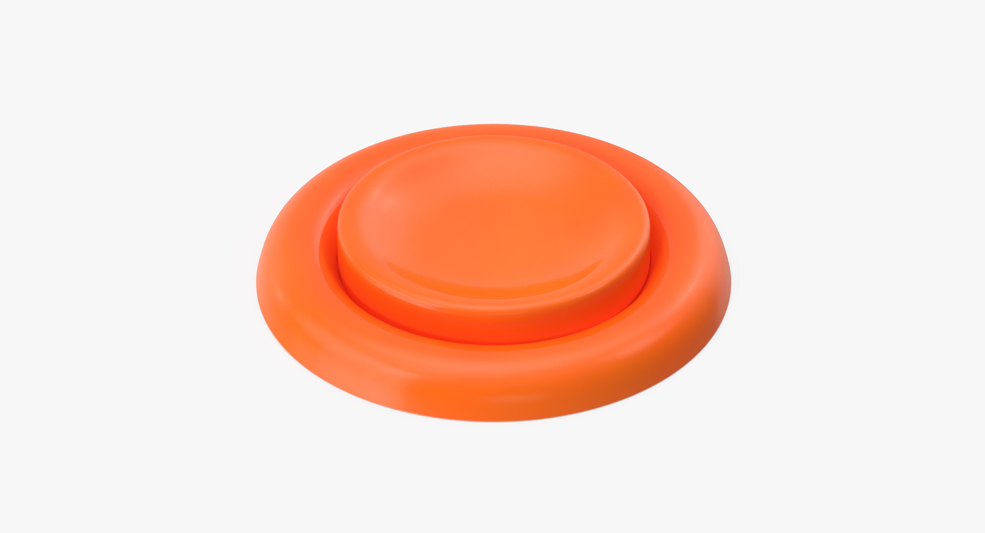 3D Button 04 Orange - TurboSquid 1220805