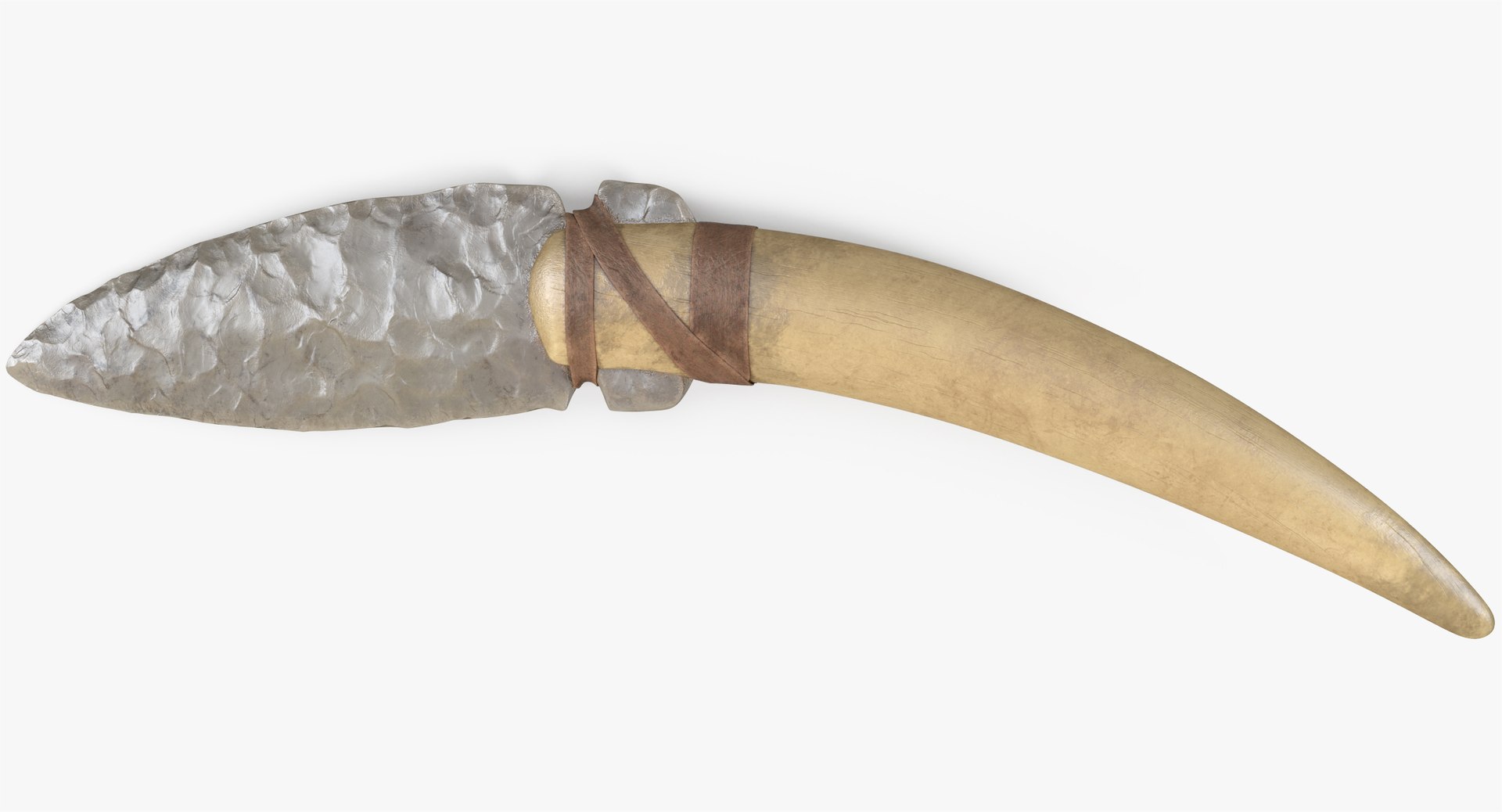 3d model ancient knife