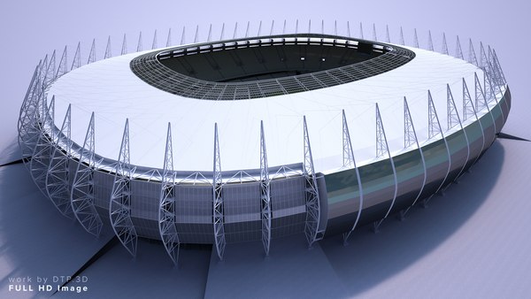 3d soccer stadium