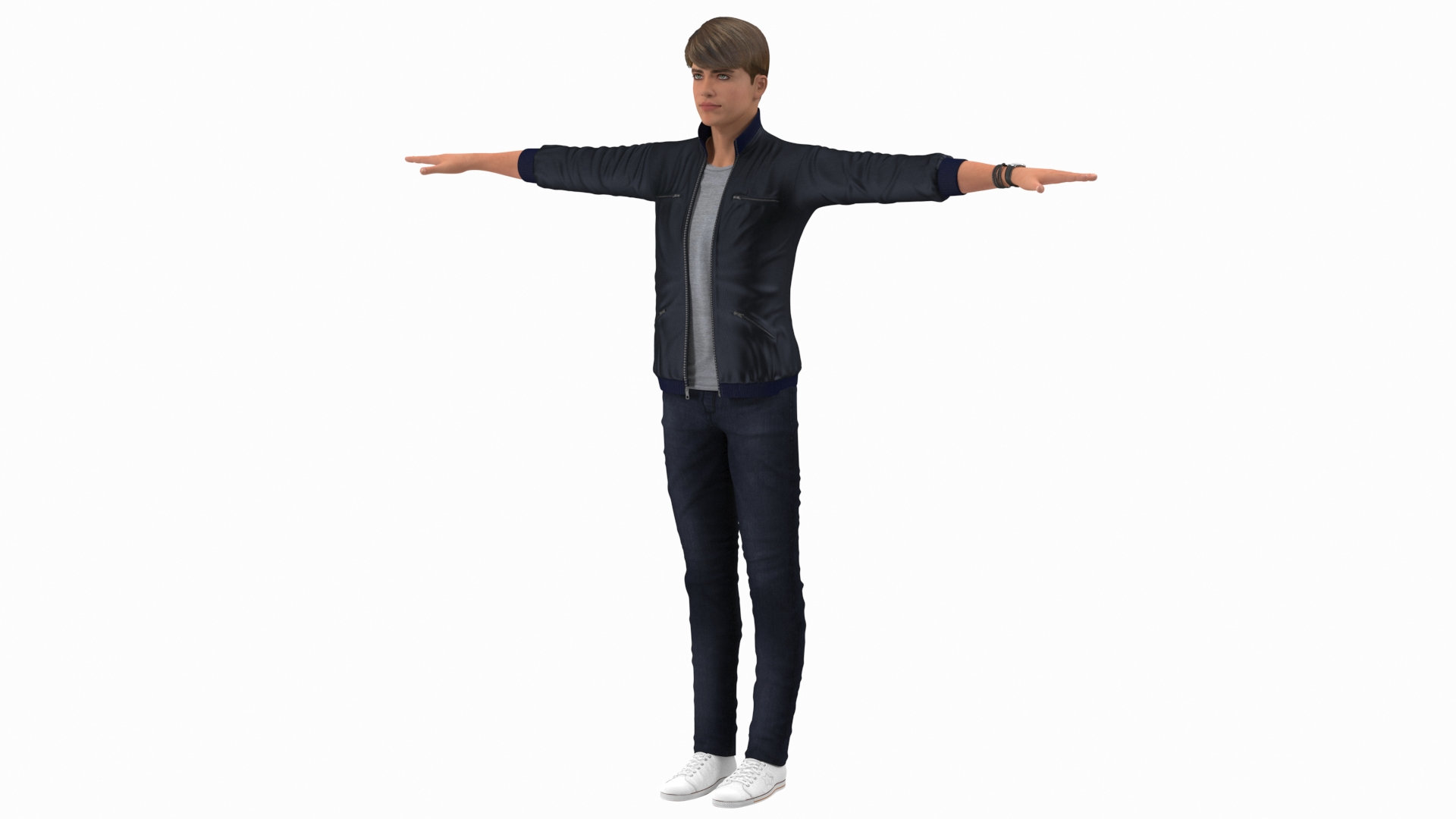 3D Teenage Boy Street Clothes Neutral Pose Model - TurboSquid 1760756