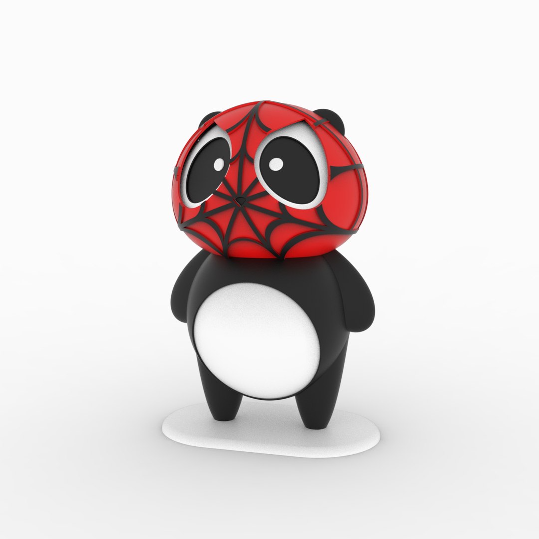 Spiderman panda3D模型 - TurboSquid 1930715