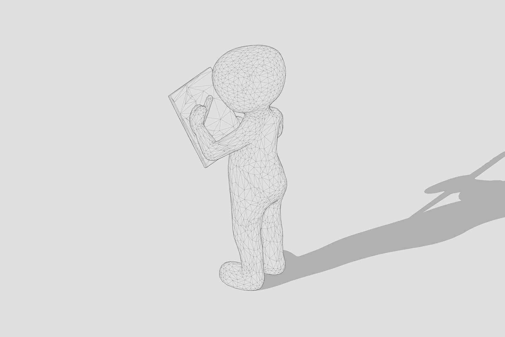 3D Model Writing Figure - TurboSquid 2387511