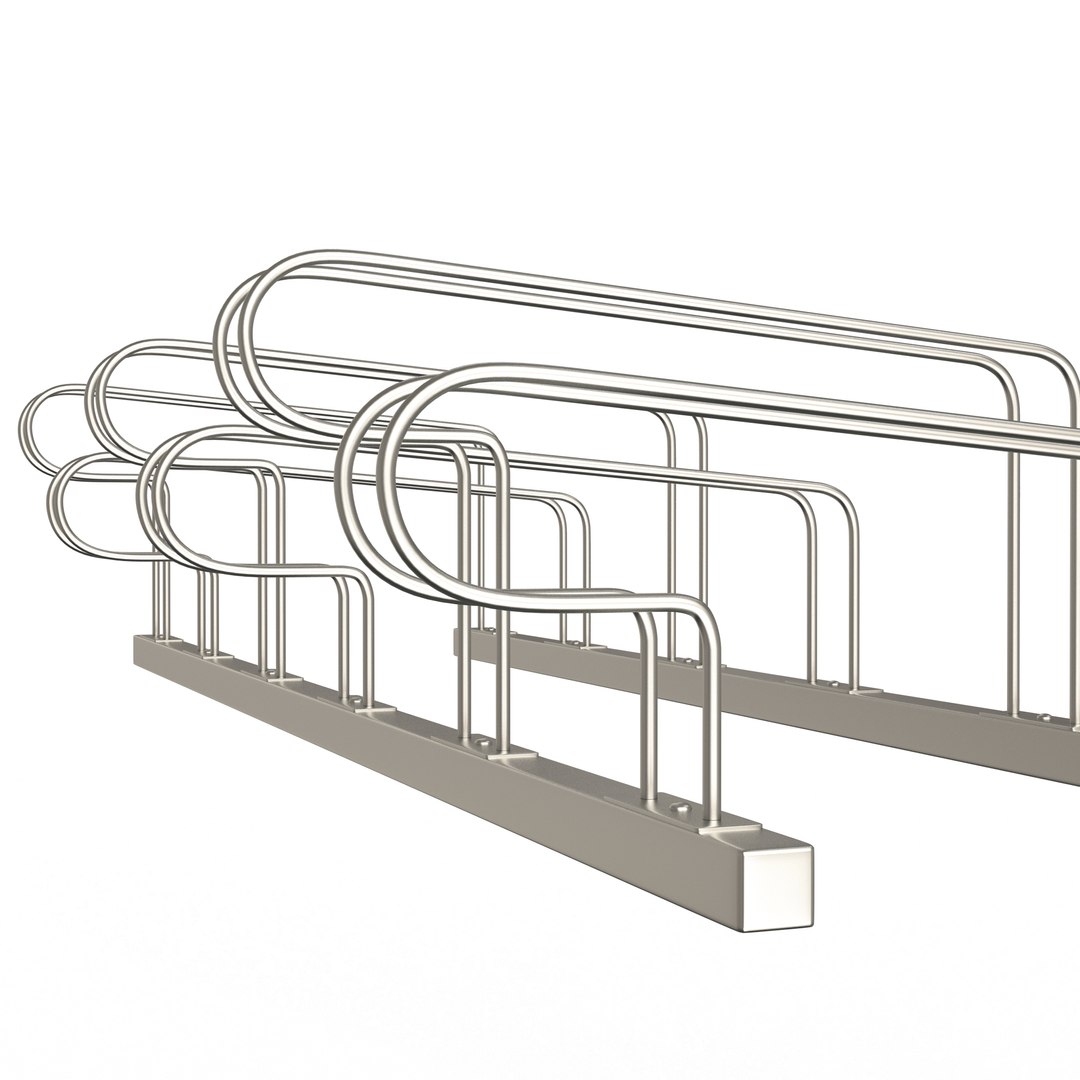 Bike Rack Street Station 3D Model - TurboSquid 1860023