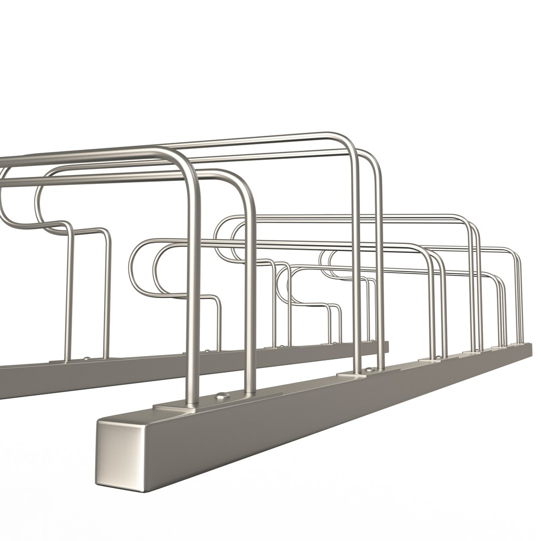 Bike Rack Street Station 3D Model - TurboSquid 1860023