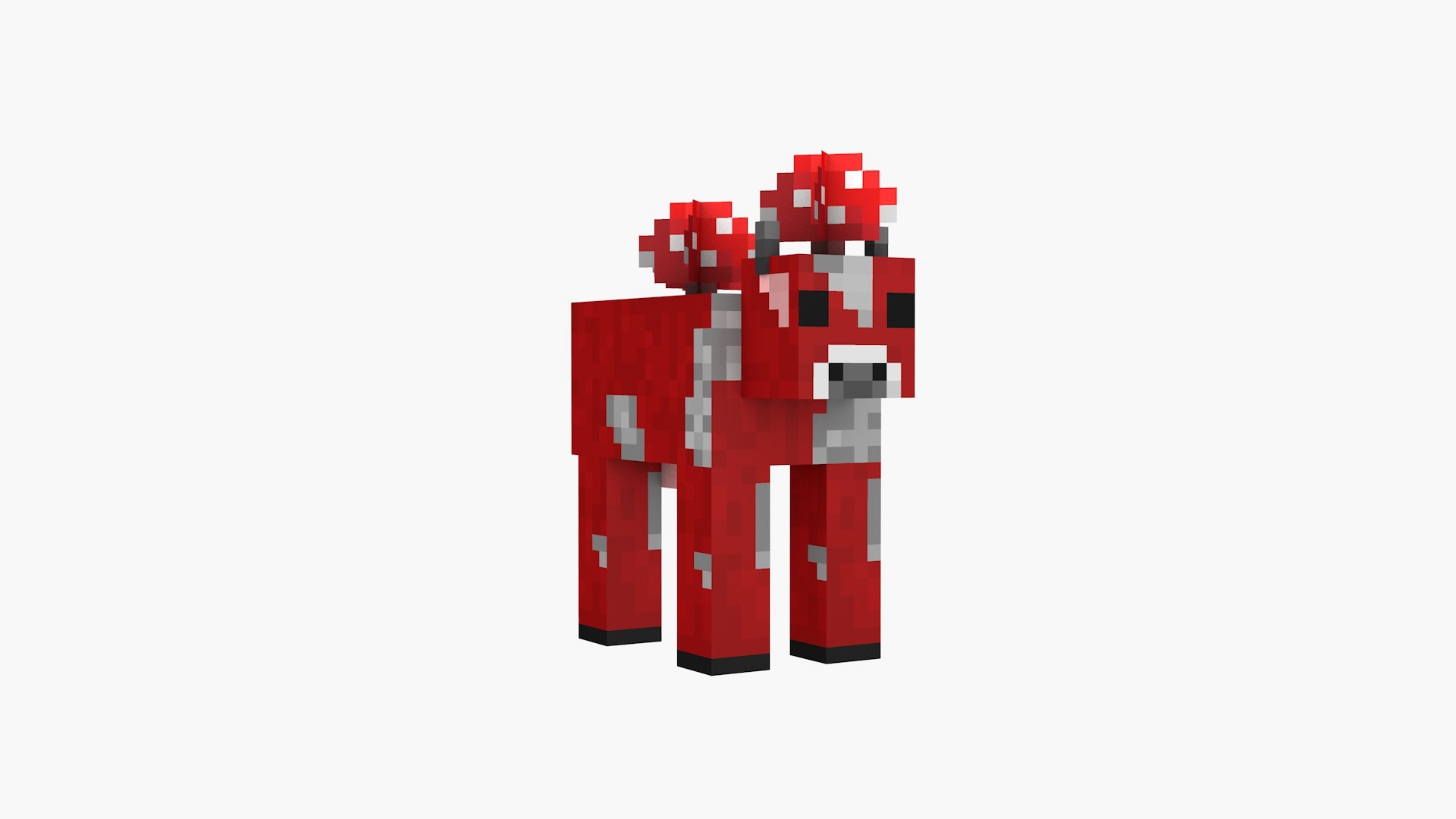 Mooshroom Minecraft 3D 모델 - TurboSquid 2020902